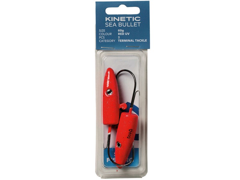 Kinetic Sea Bullet 40g Red UV 2ks | topfishing.cz